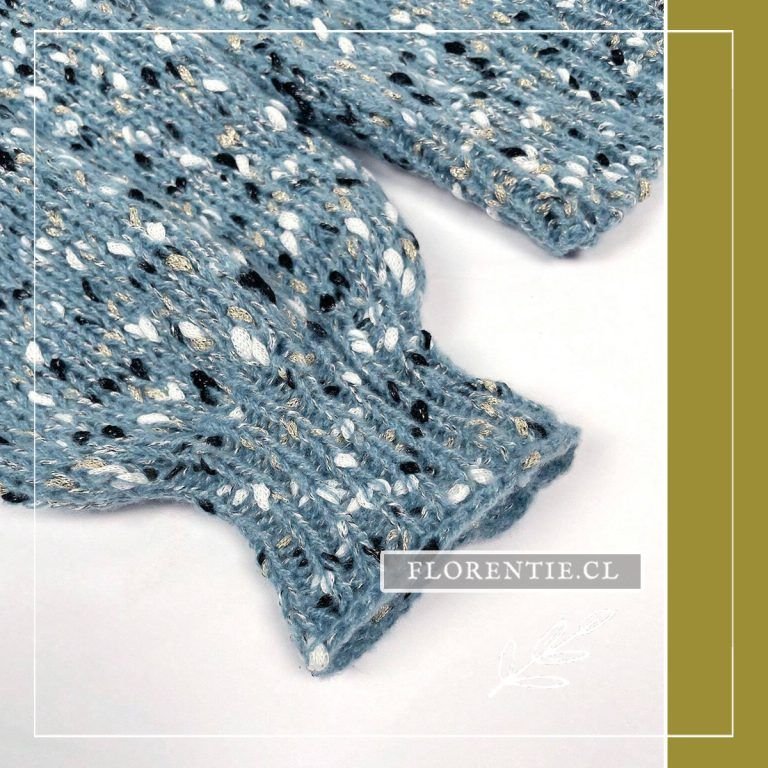 Chaleco Ingres celeste - Florentie