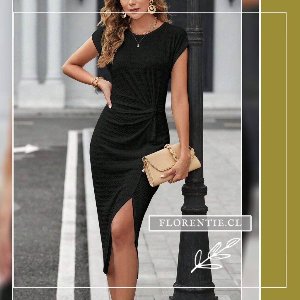 Vestido negro formal Nadia - Florentie