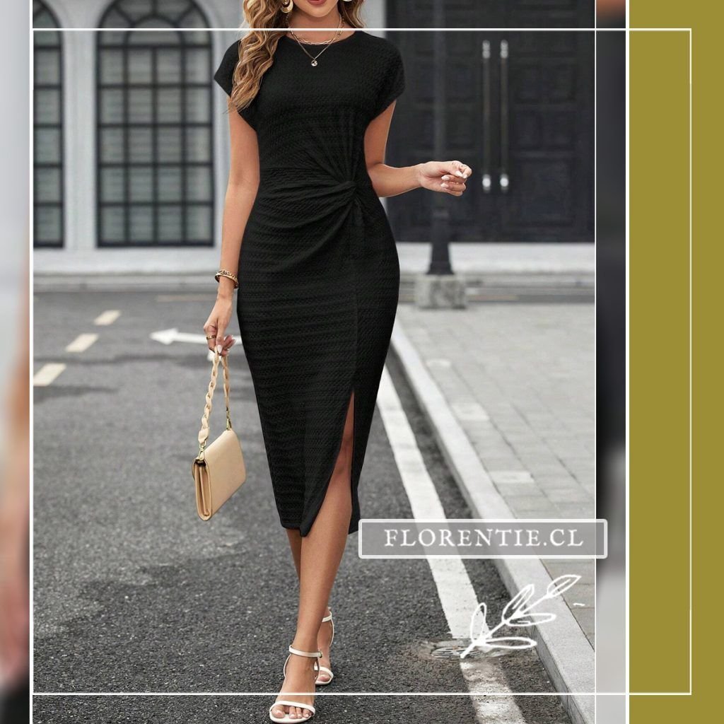 Vestido negro formal Nadia - Florentie