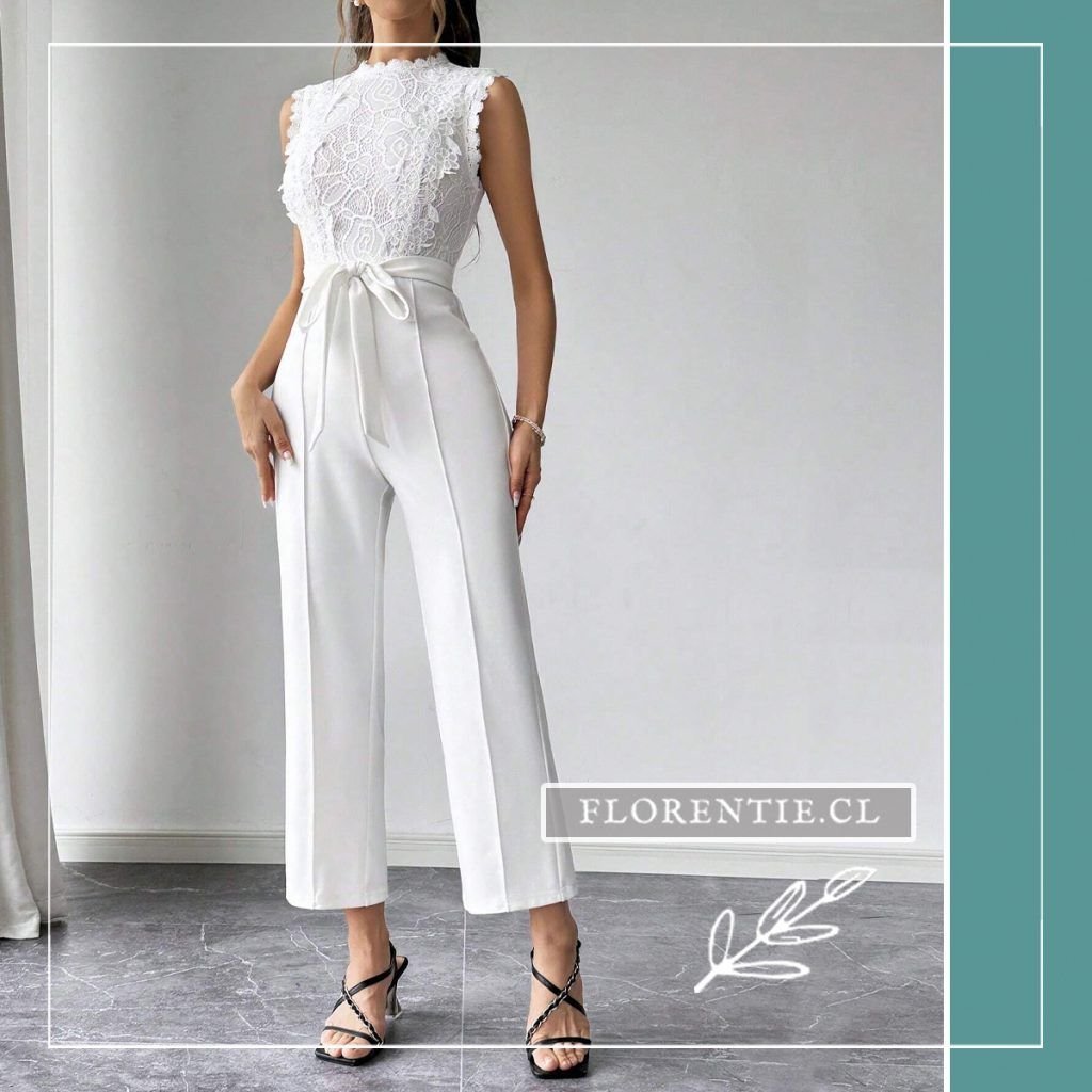 Enterito encaje blanco Gina - Florentie